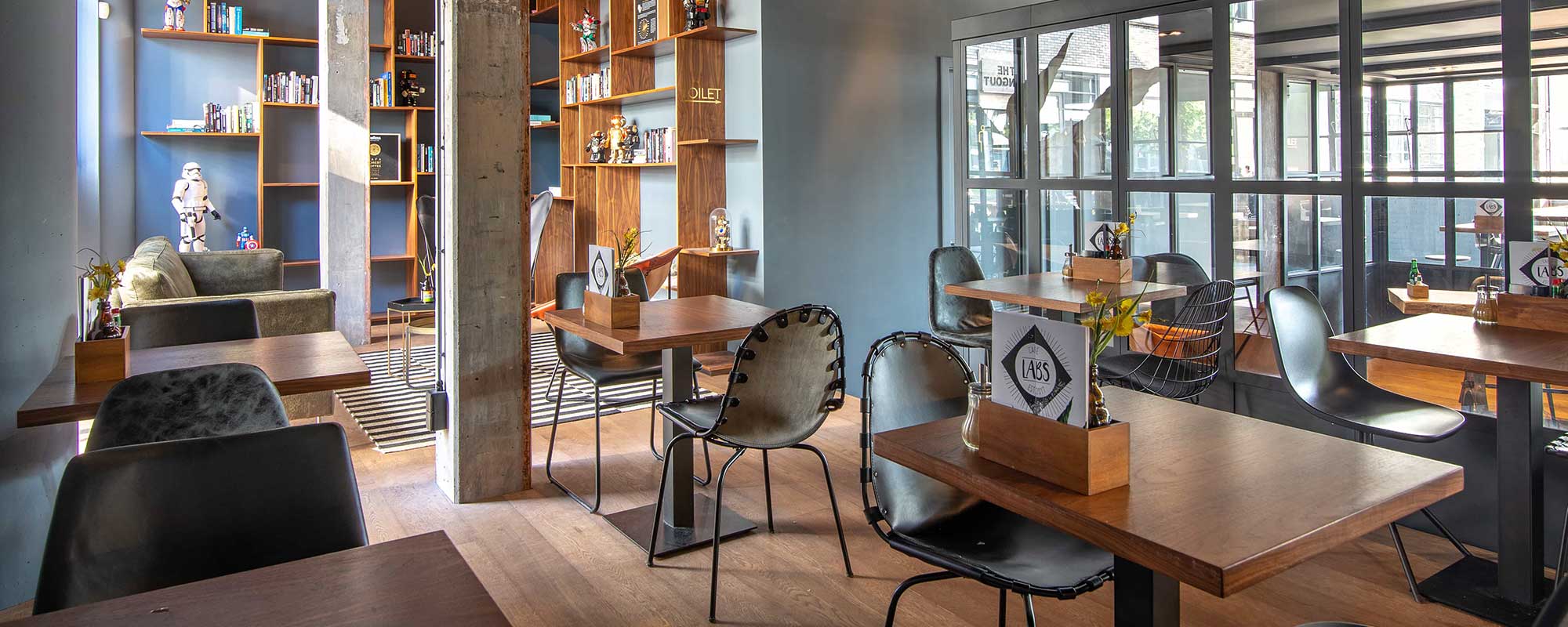 Welkom bij Cafe Labs! Inspirerende lunch-, vergader- en werkplek in Delft